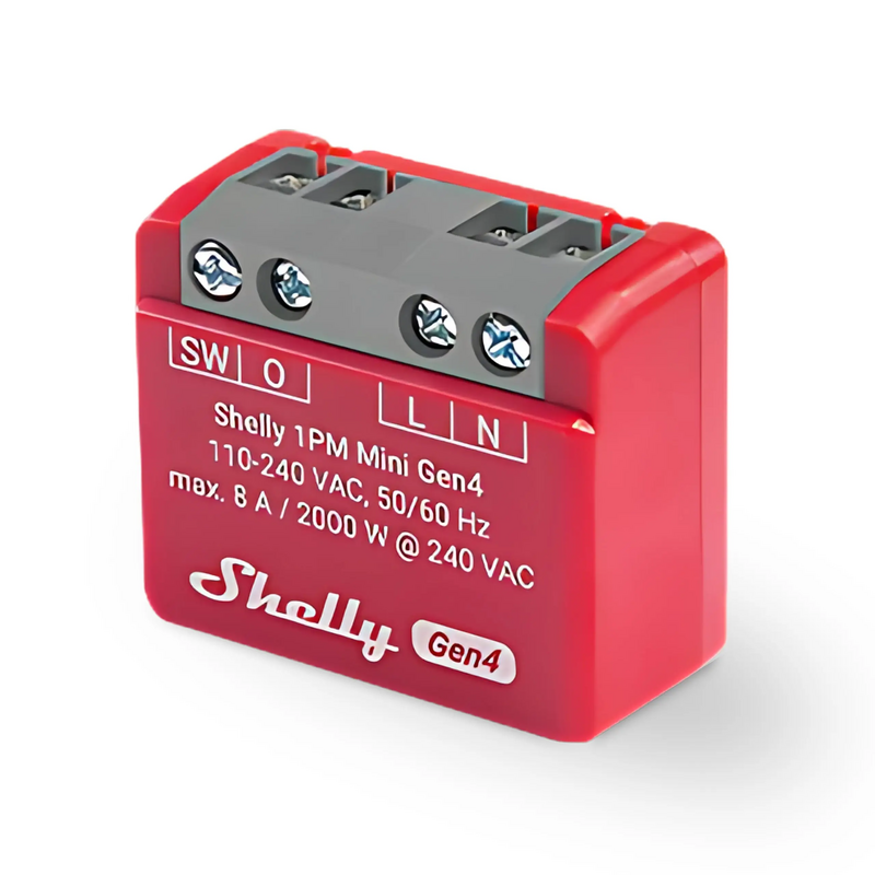 Shelly 1PM Mini Gen4 - Módulo Interruptor WIFI / Bluetooth / Zigbee ...