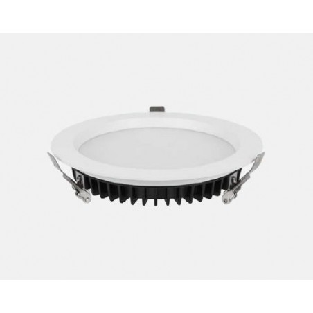 Downlight LED ARON UNA II 18W Redondo Branco CCT3 (3000K-5000K) IP65/IP44