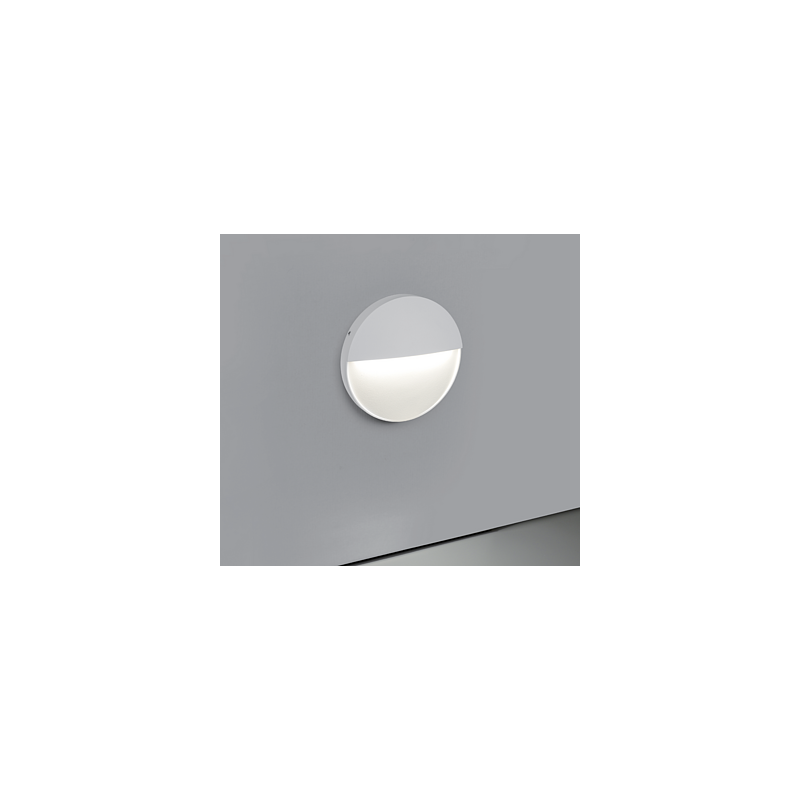 Aplique LED de Parede MAXLED Redondo Branco 6.5W CCT3 450lm IP65